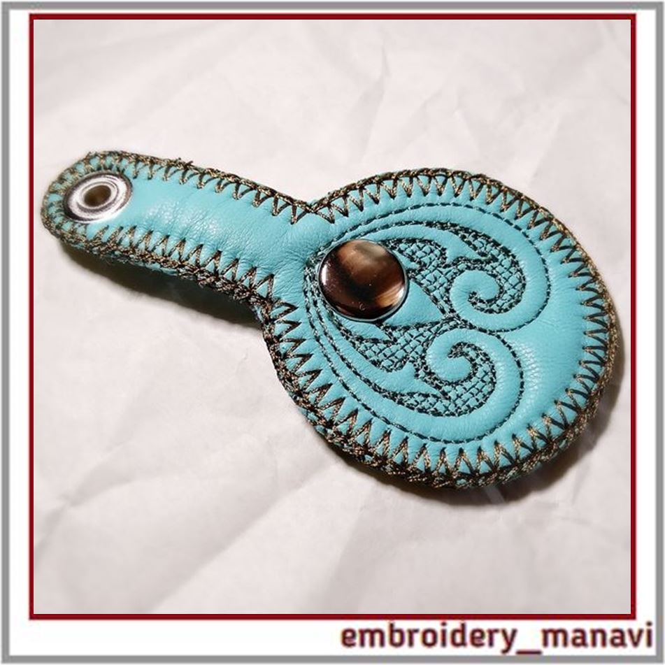 Keychain embroidery design with quilting. In the hoop keyfob - Inspire ...