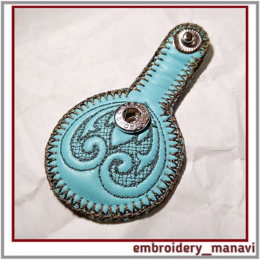 Keychain embroidery design with quilting. In the hoop keyfob - Inspire ...