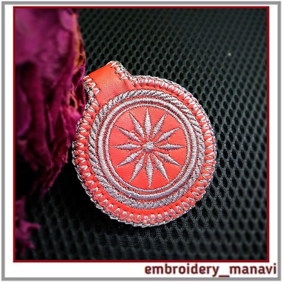 Key Fobs In The Hoop Machine Embroidery Design ITH - Inspire Uplift