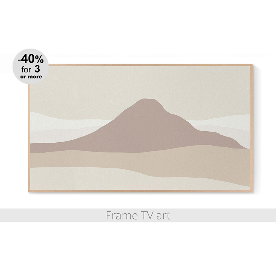 Samsung Frame TV Art abstract landscape art for The Samsung - Inspire ...