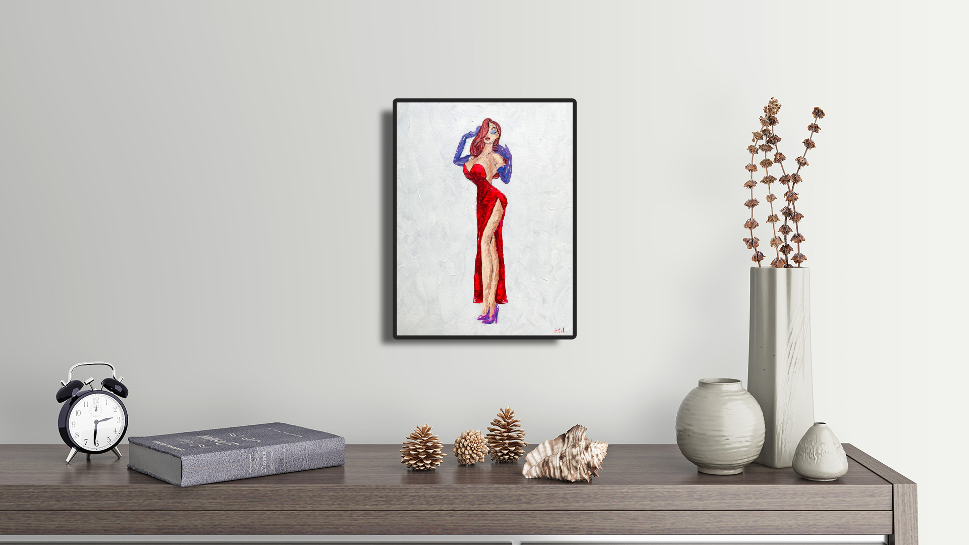 Jessica Rabbit Wall Art Print / Jessica Rabbit Print on pape - Inspire ...