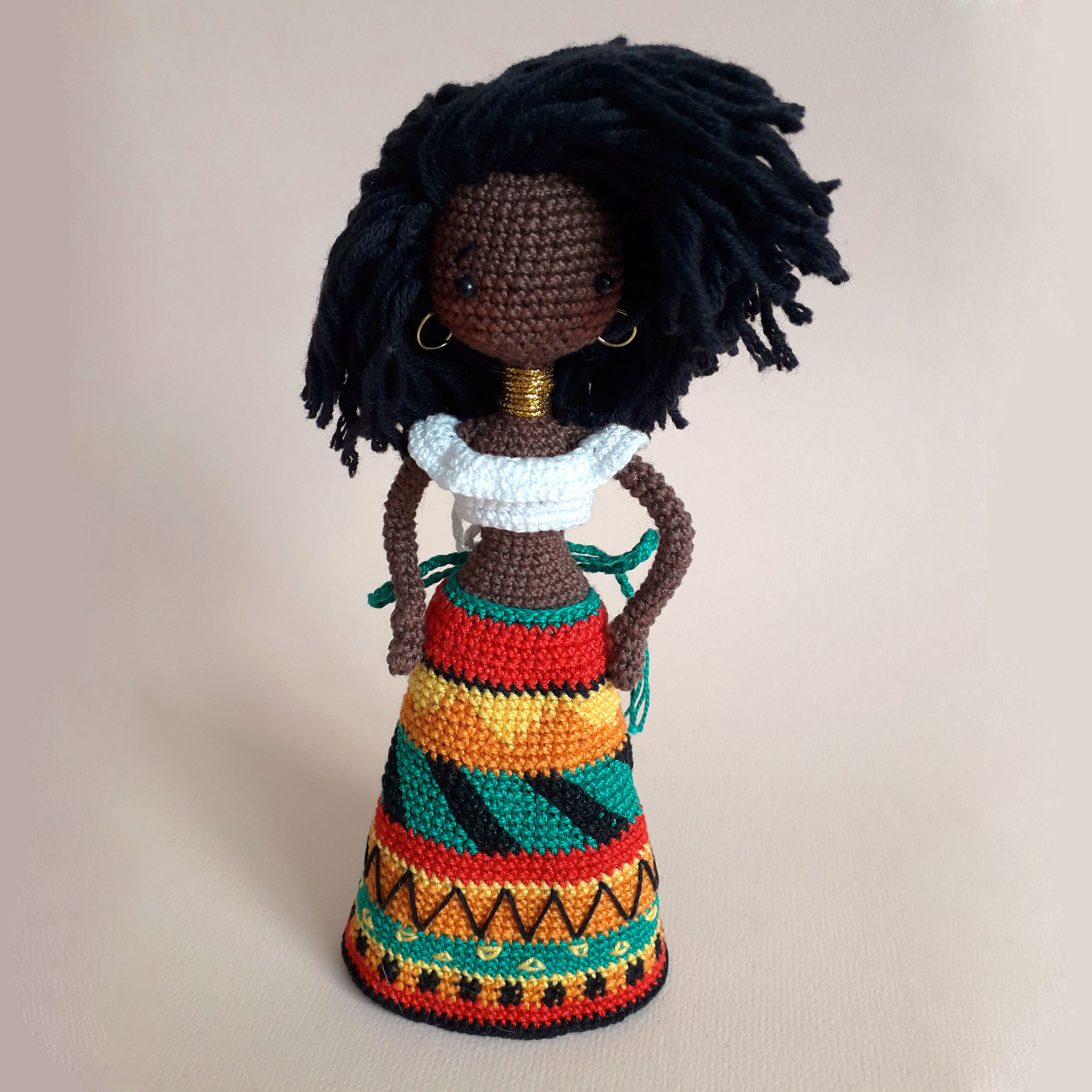 Pattern African Doll, Pattern Crochet African doll, Pattern - Inspire ...