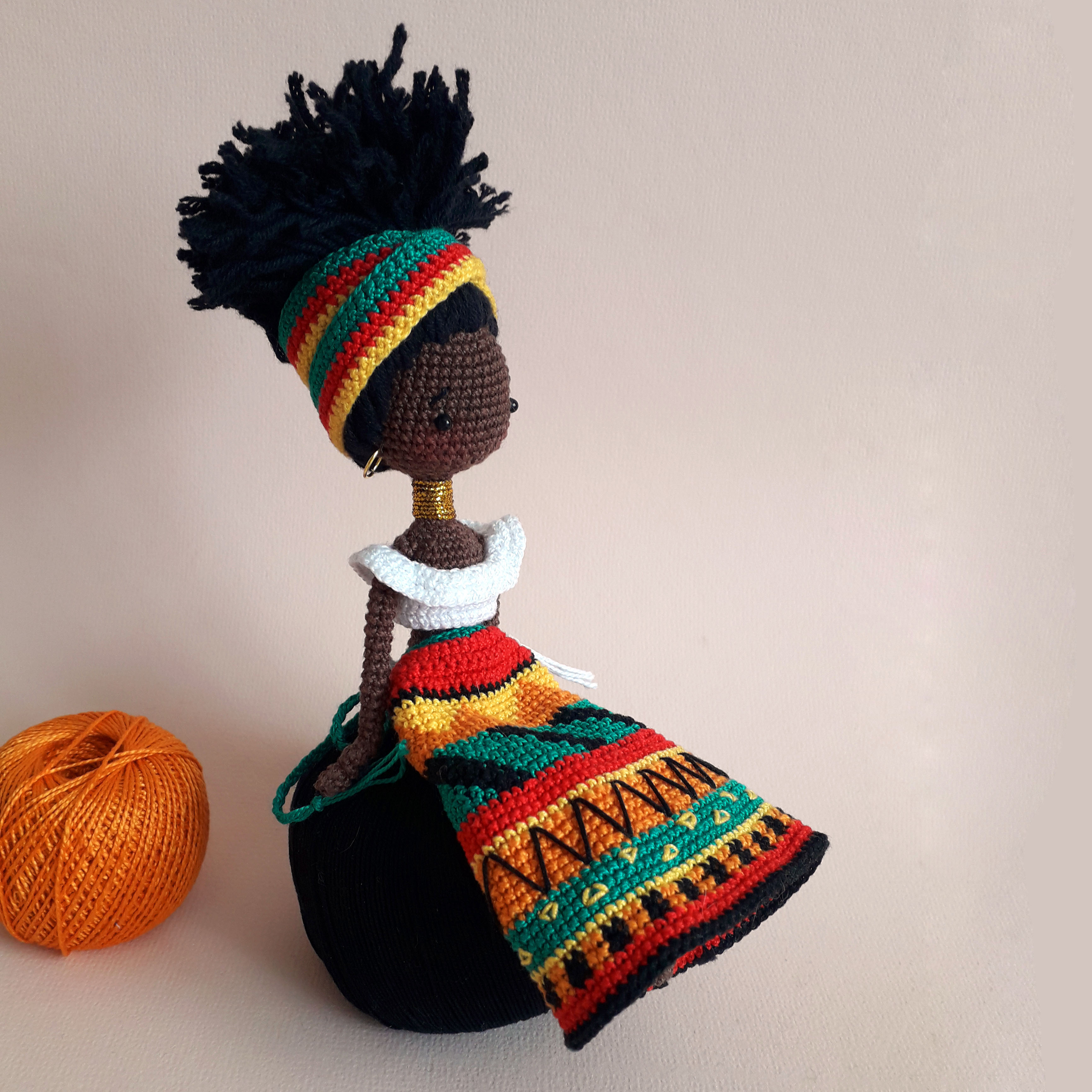 Pattern African Doll, Pattern Crochet African doll, Pattern - Inspire ...