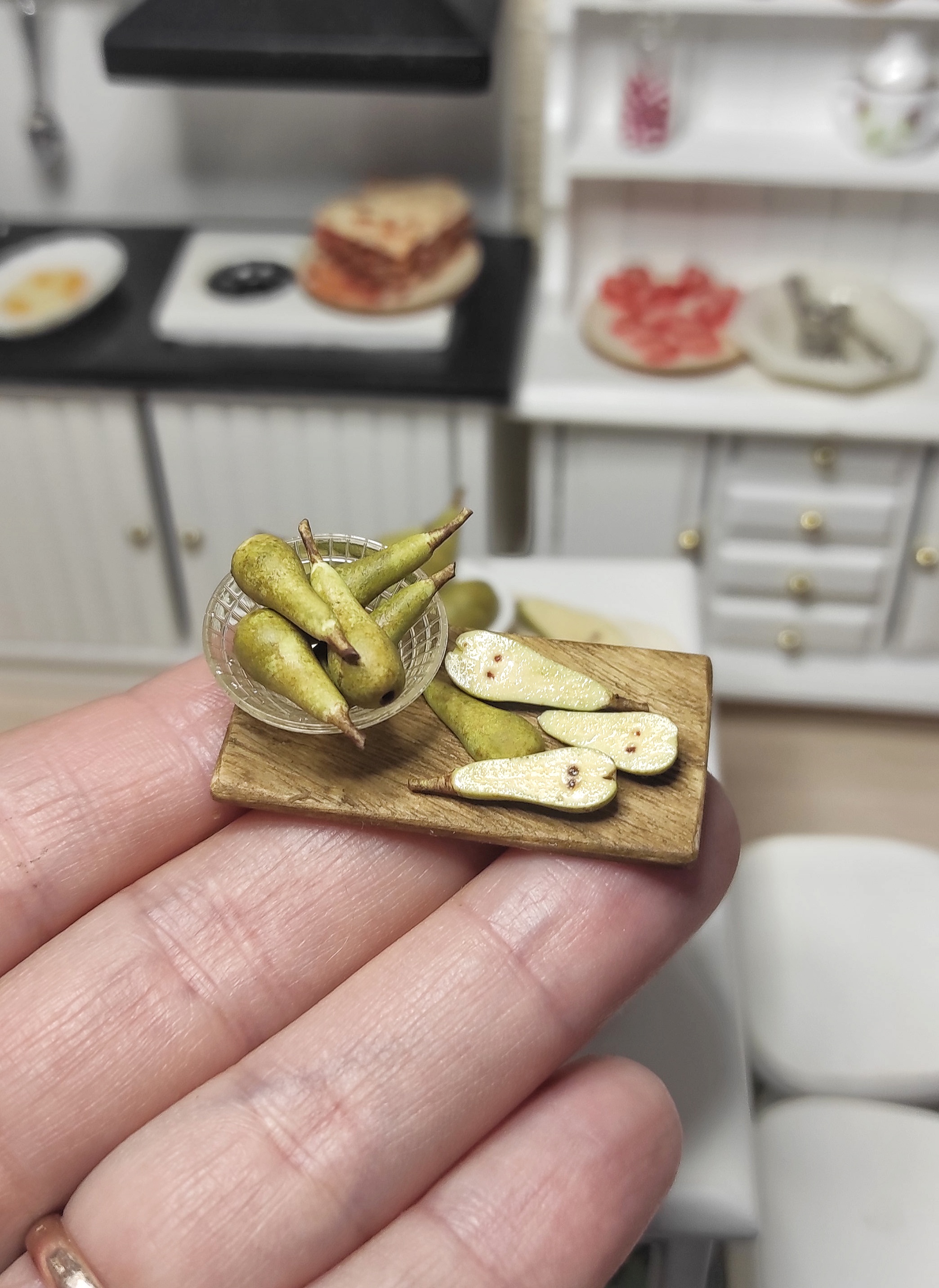 Small food, micro fruit, mini food, pear for dollhouse, frui | Inspire ...