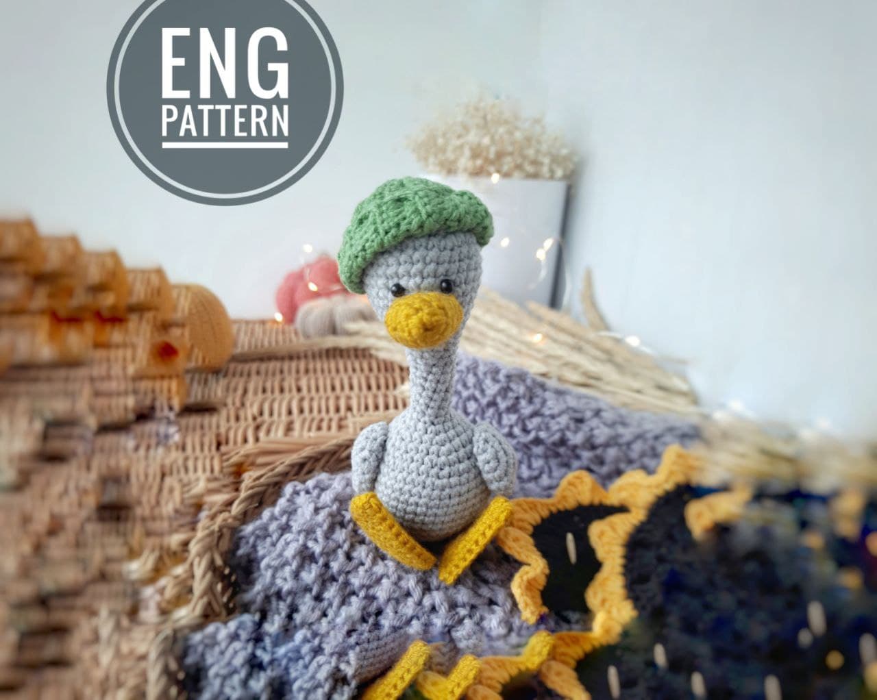 Amigurumi Fox Crochet Pattern. Amigurumi Miniature Goose Crochet ...