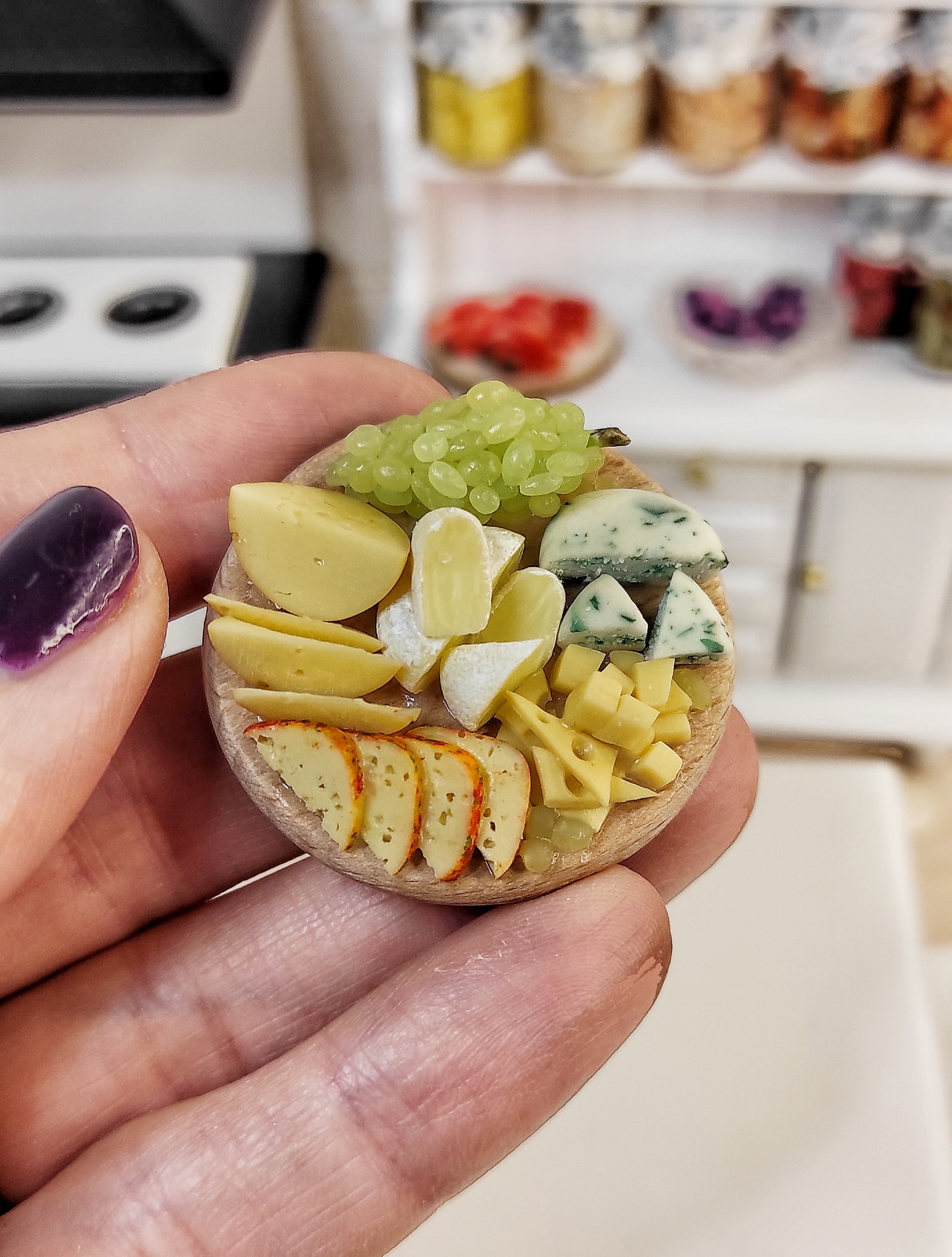 Cheese Board - Cheese platter - realistic polymer clay chees - Inspire ...