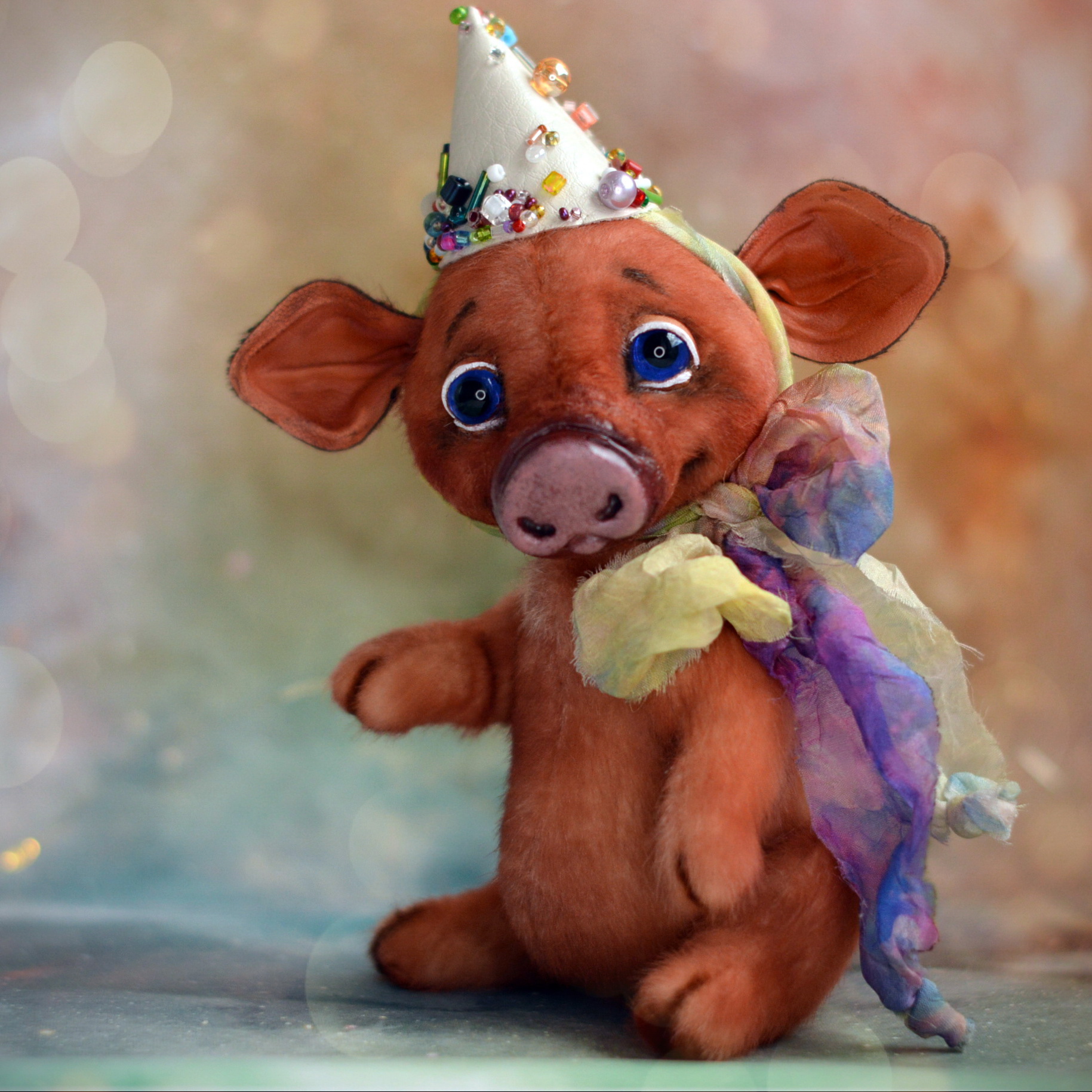 Pig Teddy sewing pattern - Pattern for sewing a Plush Pig - Inspire Uplift