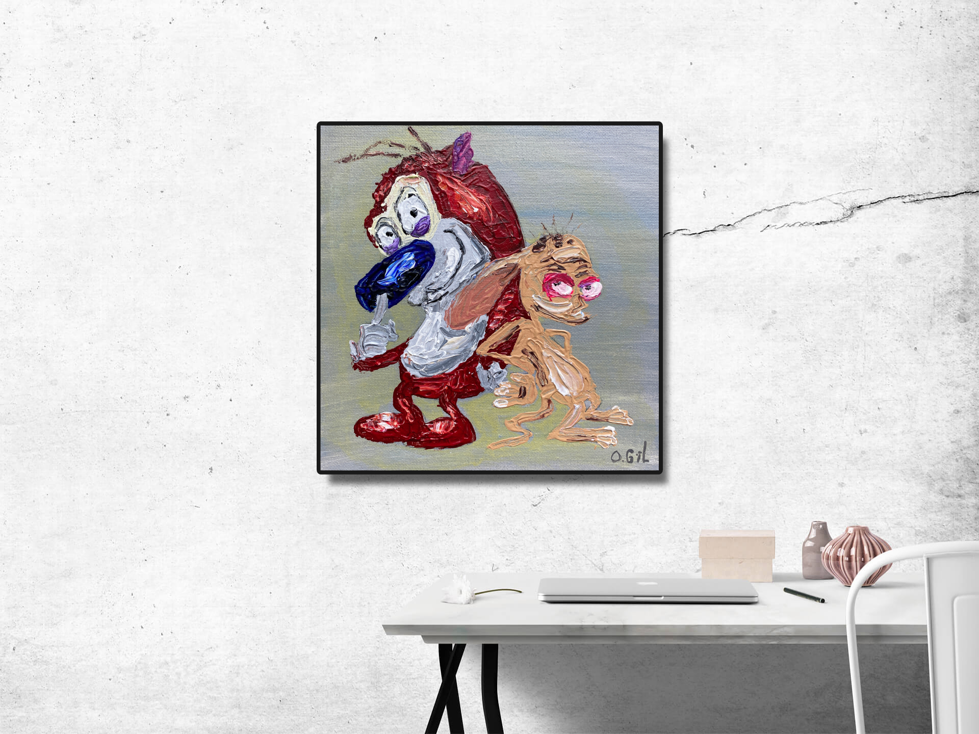 Ren & Stimpy Wall Art Print / Ren & Stimpy Print on paper / - Inspire ...