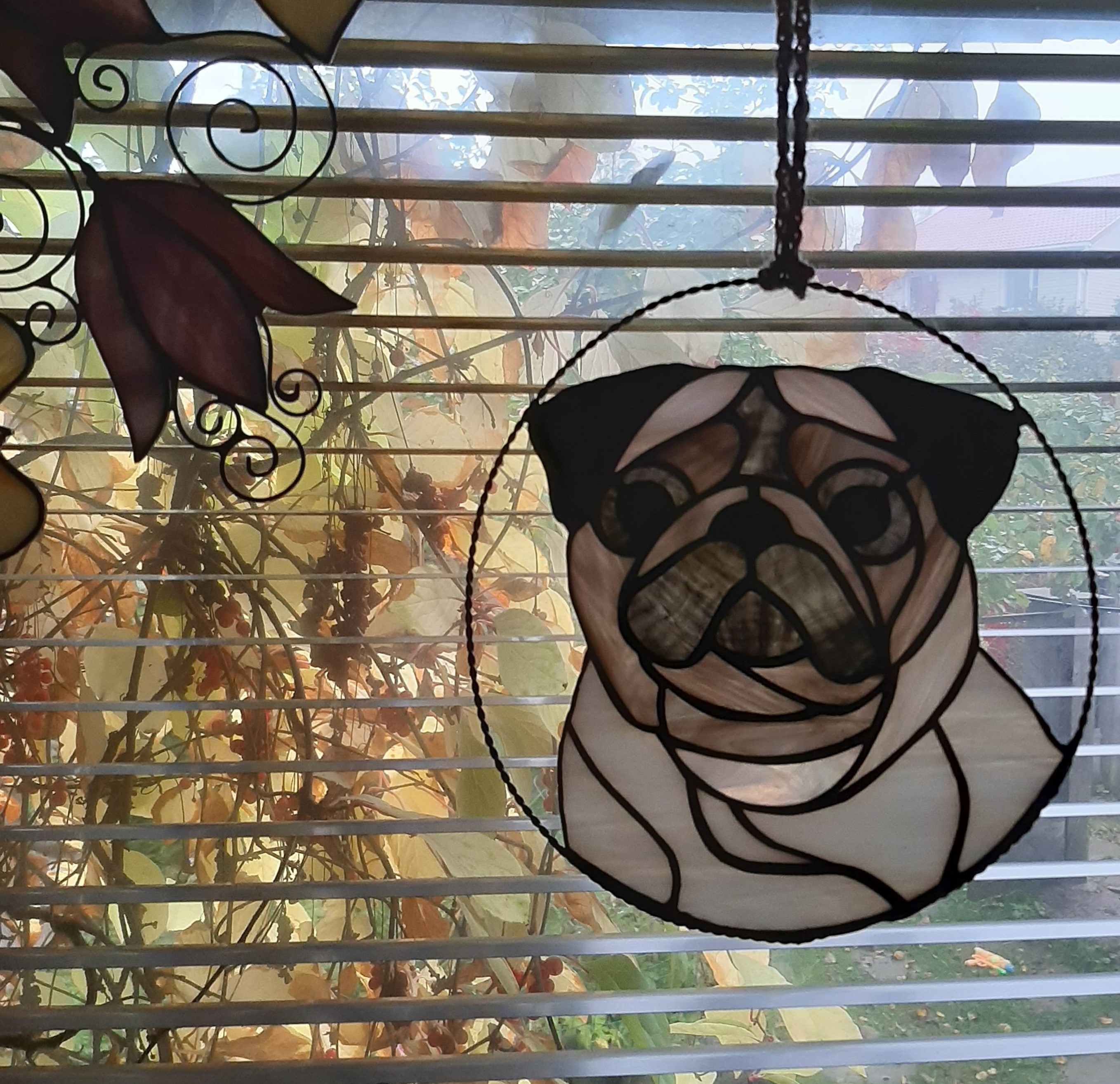 Pug Suncatcher/ Digital Download / Stained Glass Pattern / P - Inspire ...
