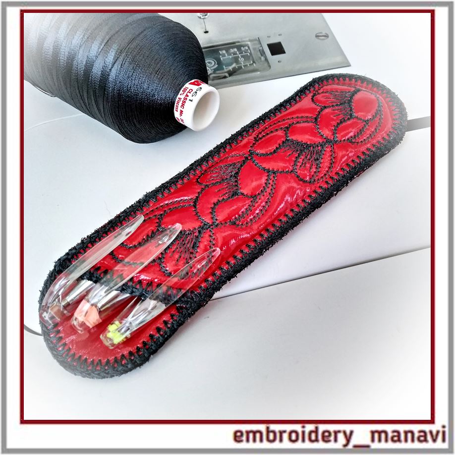 ITH Embroidery design Case for pens, pencils or markers. - Inspire Uplift