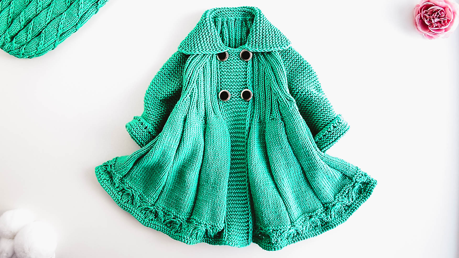KNITTING PATTERN: Coat "Dear FREYA" for Baby Child Girl/ Bab - Inspire ...