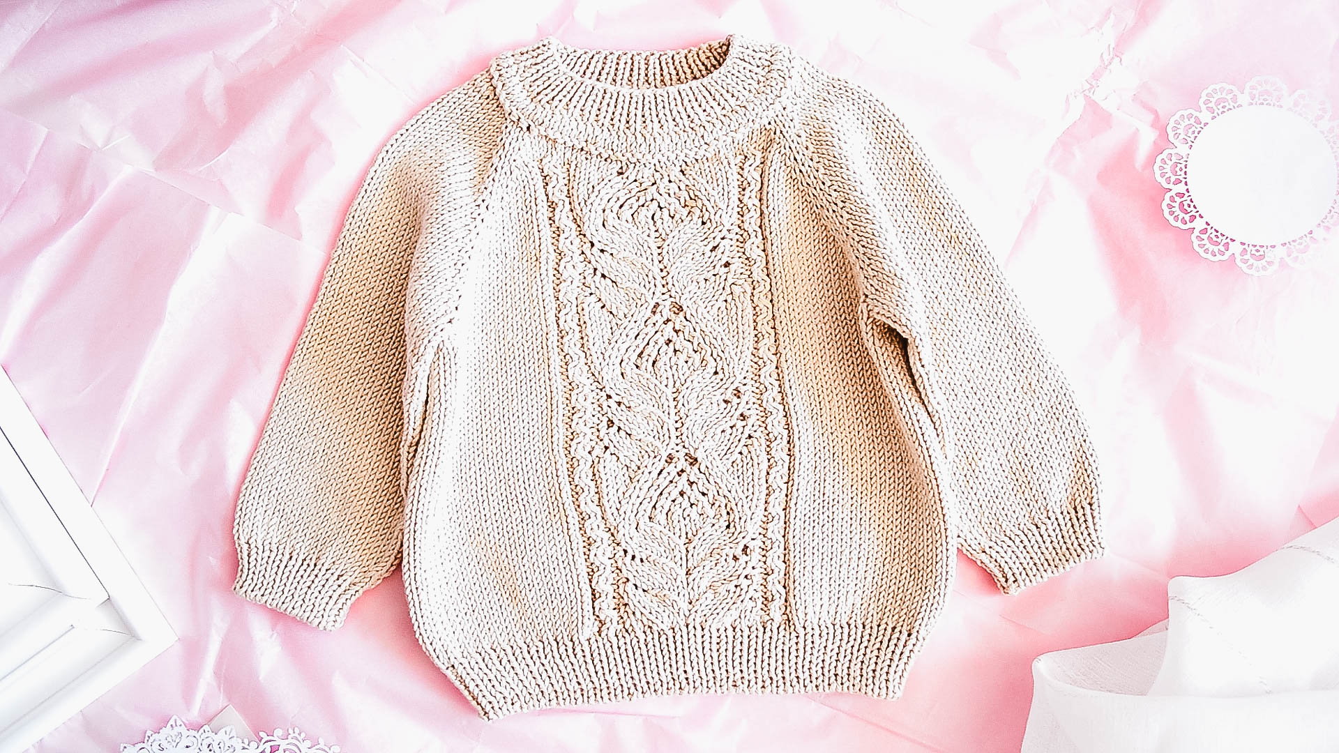 KNITTING PATTERN PDF: Baby Sweater "Be Kind"/ Baby Child Sea - Inspire ...