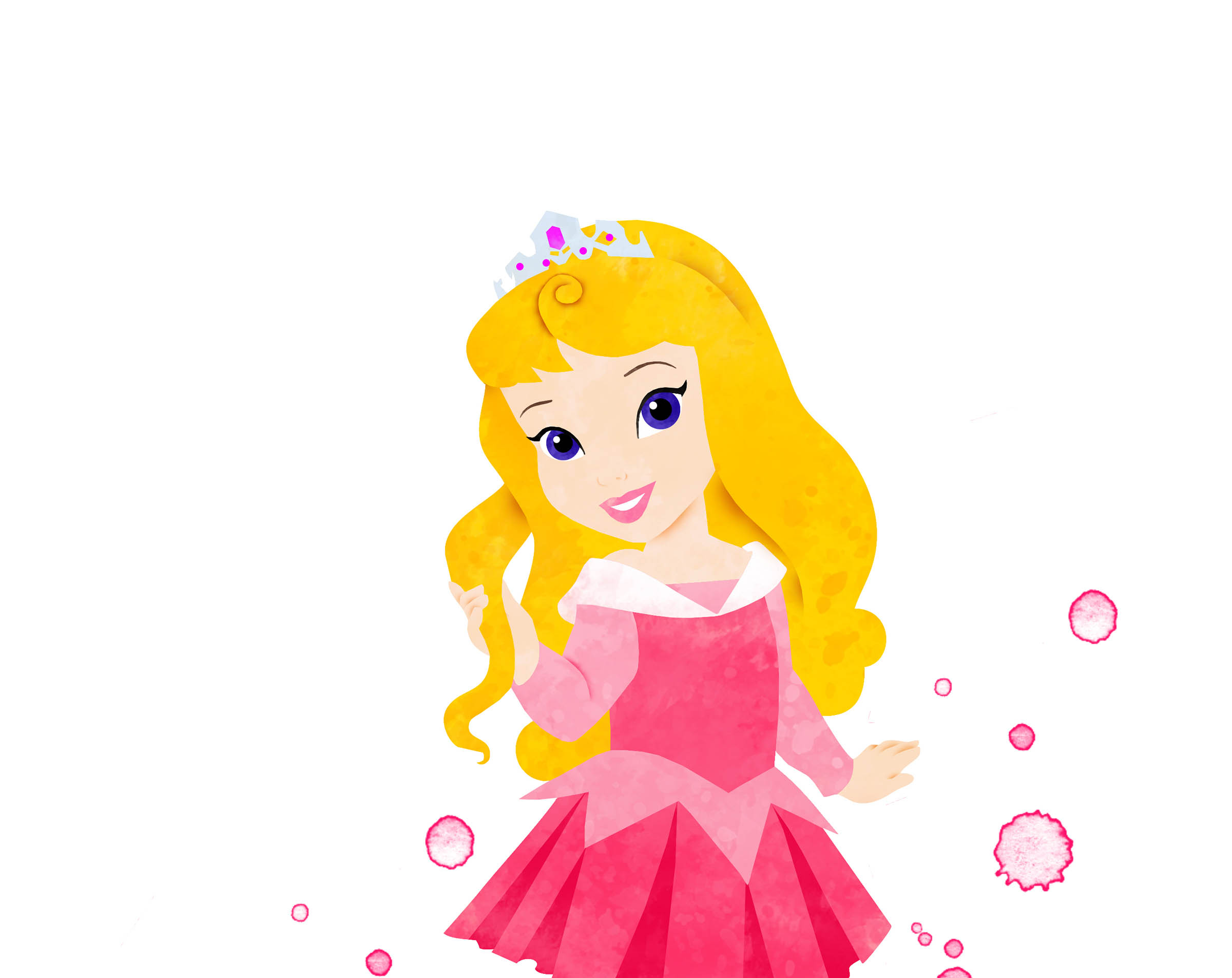 Princess Aurora Set Disney Art Print Digital Files nursery - Inspire Uplift