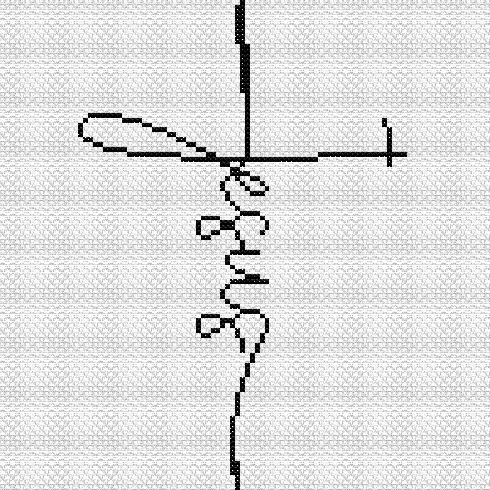 Jesus cross stitch pattern PDF, Bible cross stitch - Inspire Uplift