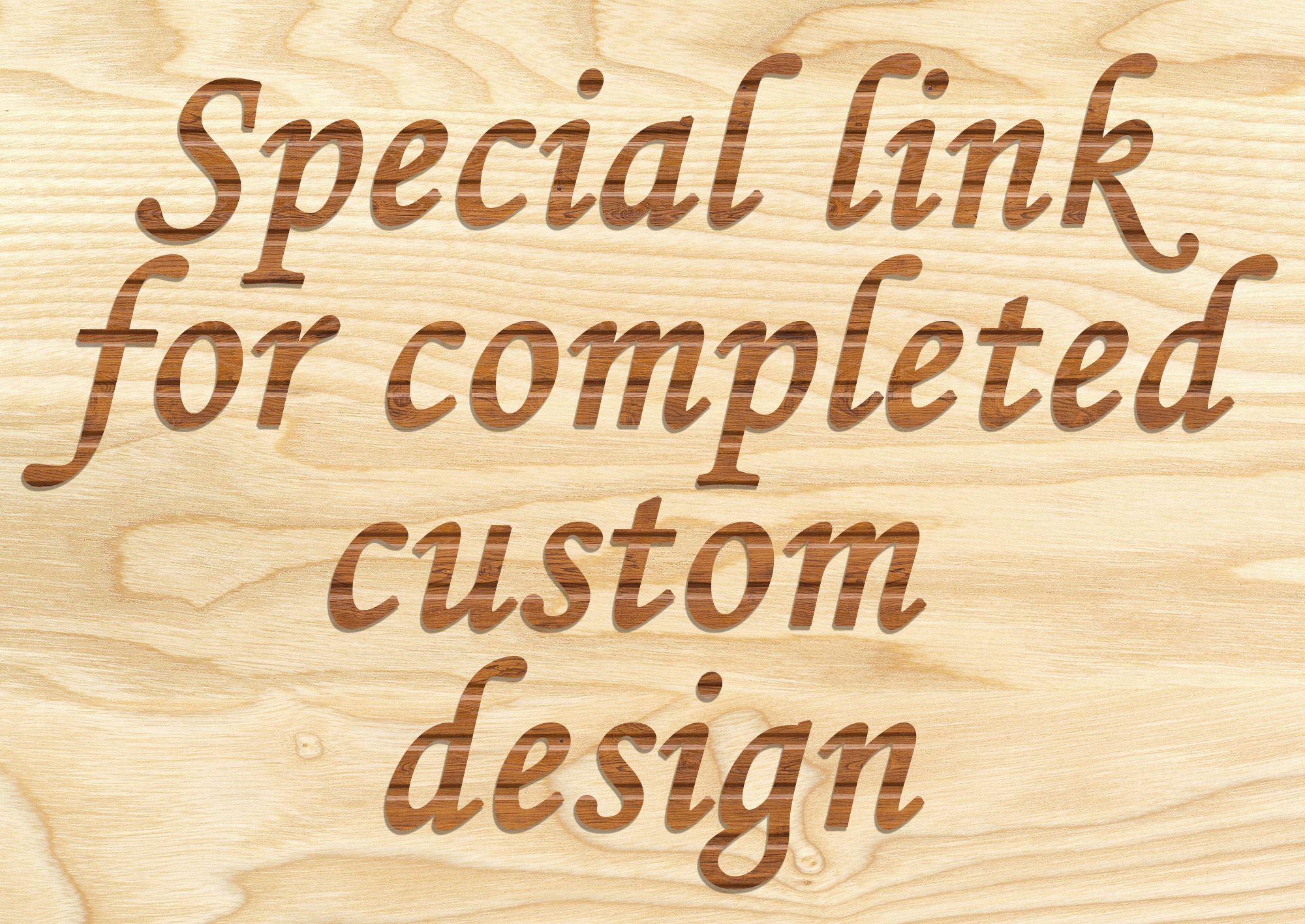 Custom laser cut pattern - Inspire Uplift