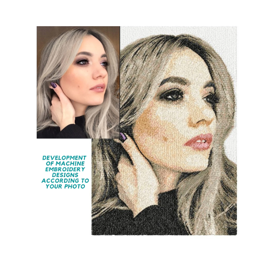 Embroidered portrait. Development of a machine embroidery de - Inspire ...