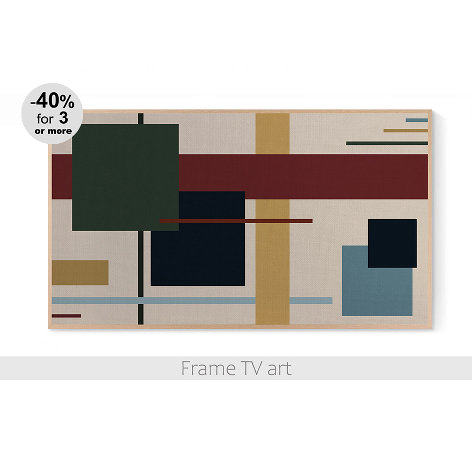 Samsung Frame TV Art abstract simple. Digital Download Moder - Inspire ...