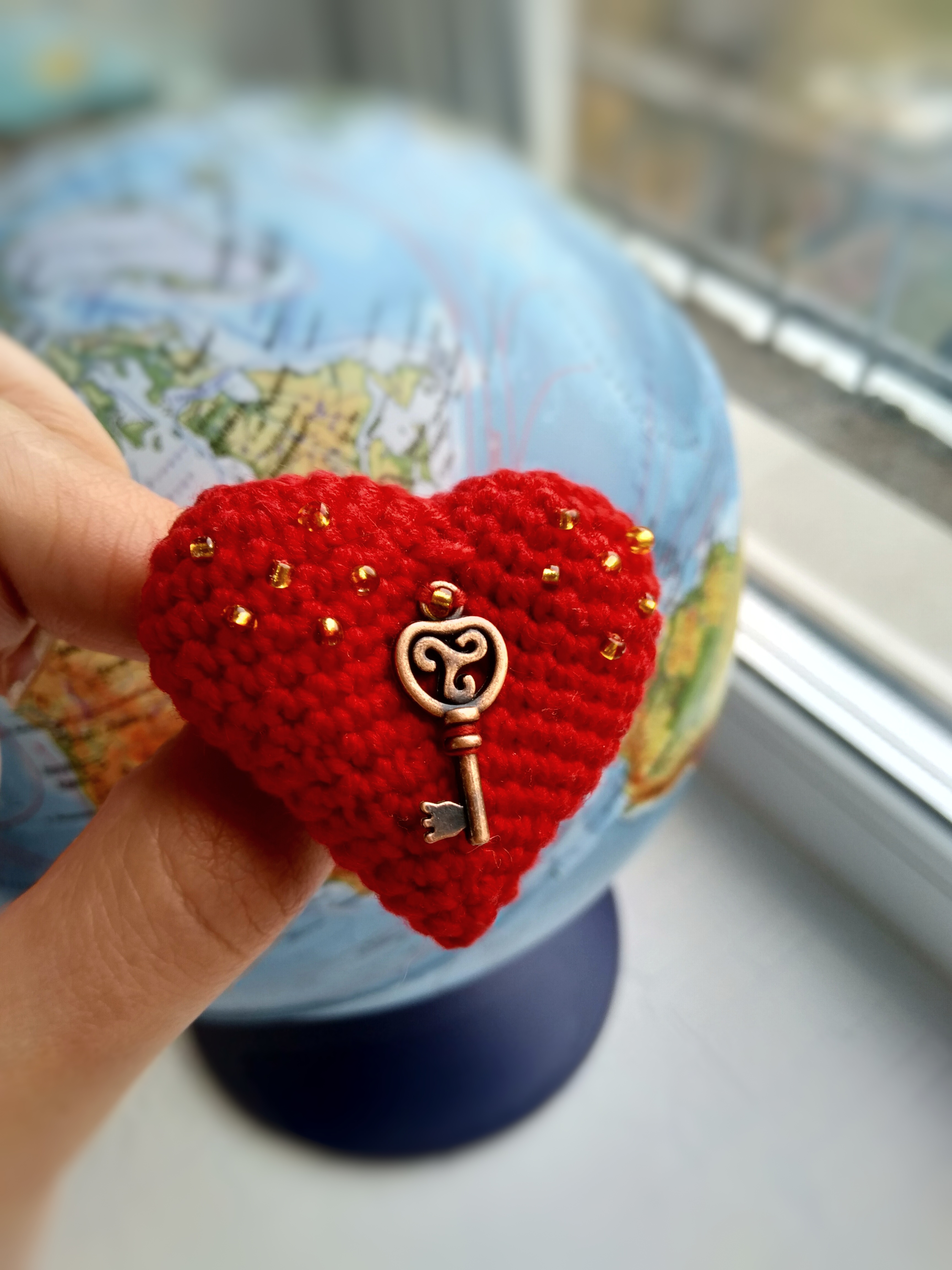 Crochet Pattern Brooch Heart, How to Make Brooch - Inspire Uplift