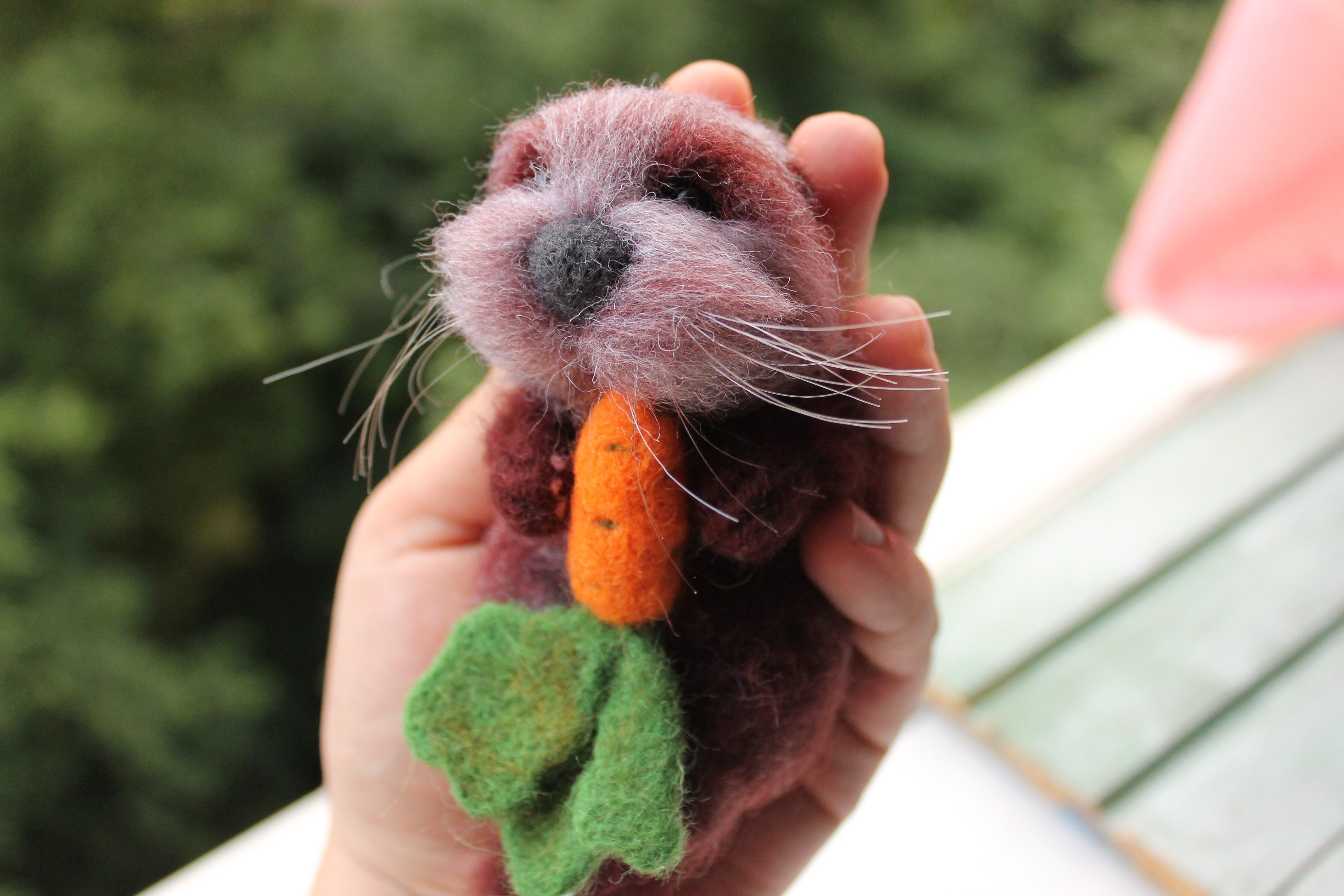 Felted Easter otter - Inspire Uplift
