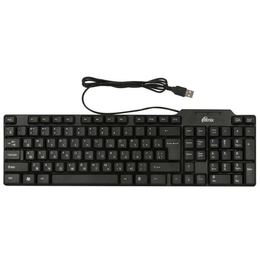 RU-EN Wired USB Keyboard Russian English Layout Cyrillic Рус - Inspire ...