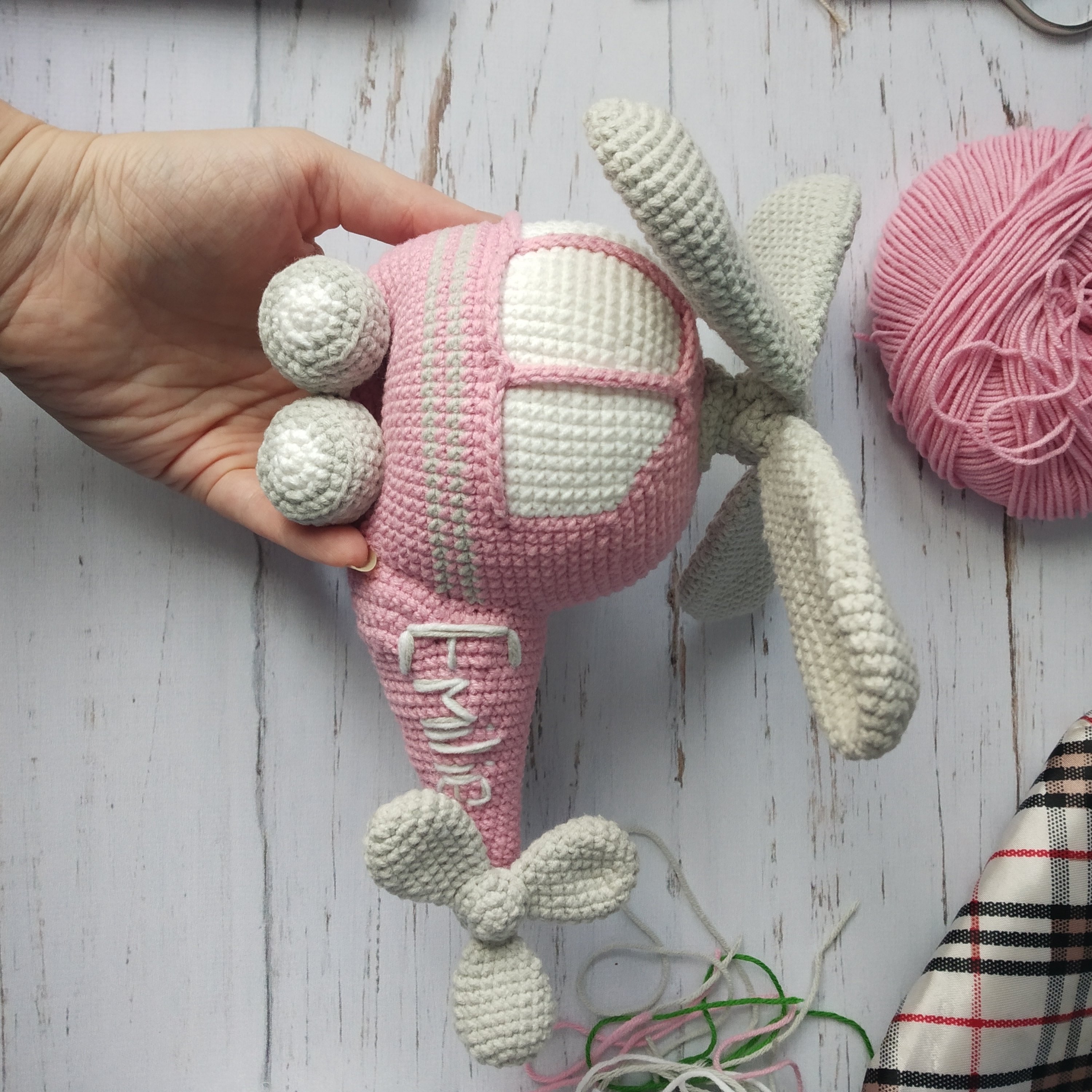 PERSONALIZED HELICOPTER stuffed toy Gif for kid, toddler - Inspire Uplift