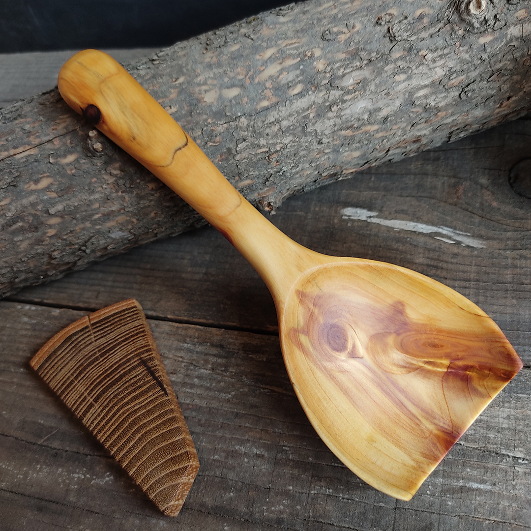 Unique handmade wooden scoop for bulk products, tea scoop - Inspire Uplift