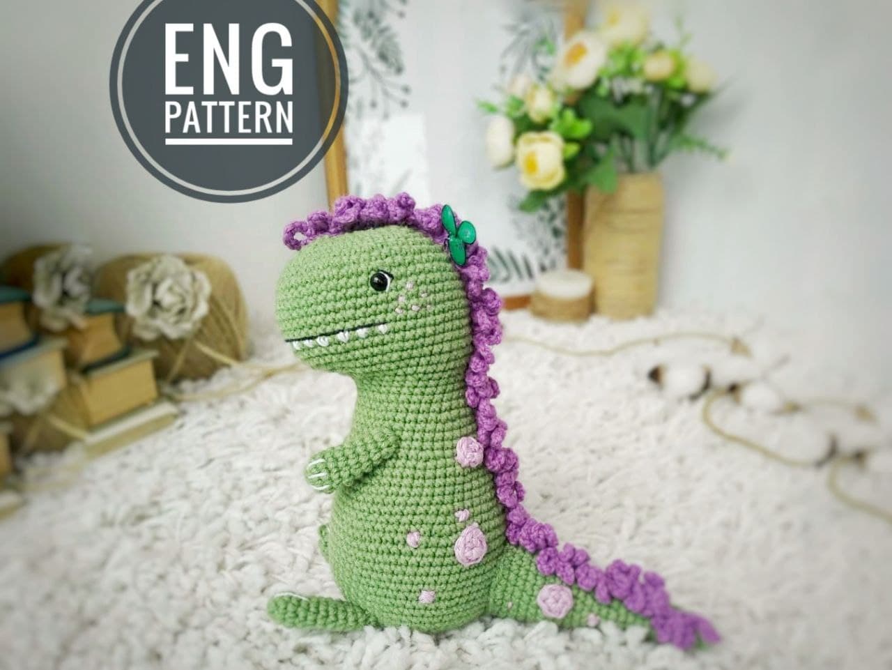 Amigurumi Frog Crochet Pattern And Instructions Pdf. Diy Crochet Green ...