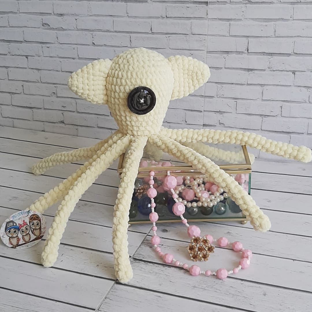 Coraline's one-eyed octopus 16",a stuffed octopus from "Cora - Inspire ...