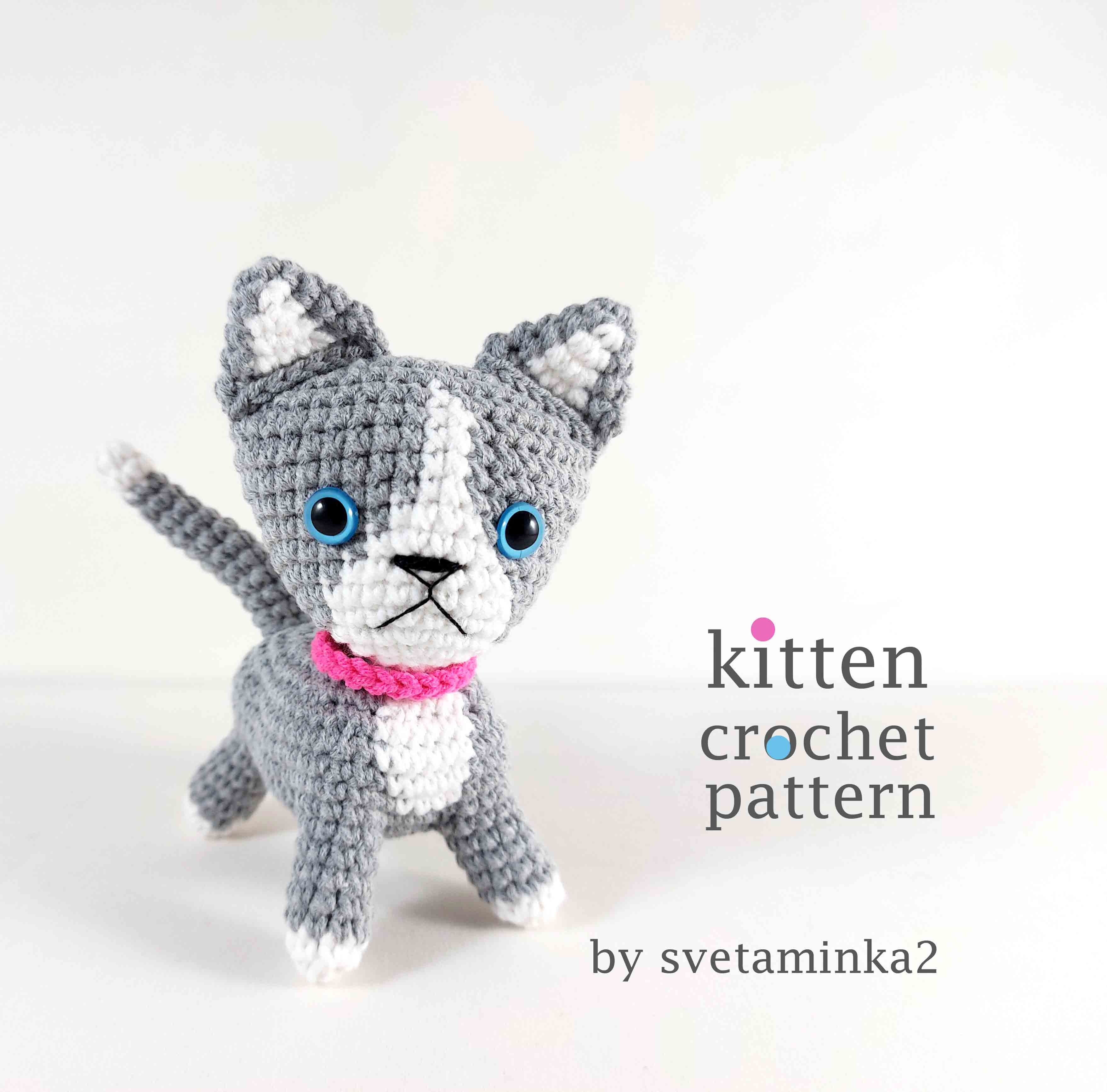 Crochet Kitten Pattern Amigurumi Cat Pattern Crochet Cat Pat - Inspire ...