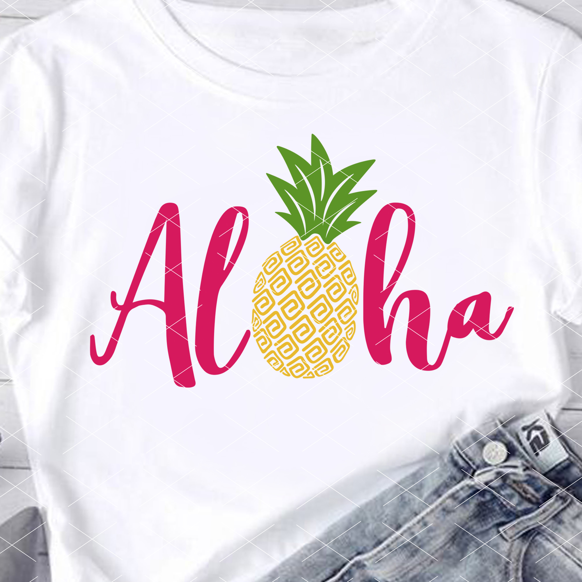 Aloha Pineapple art Summer time svg png pdf | Inspire Uplift