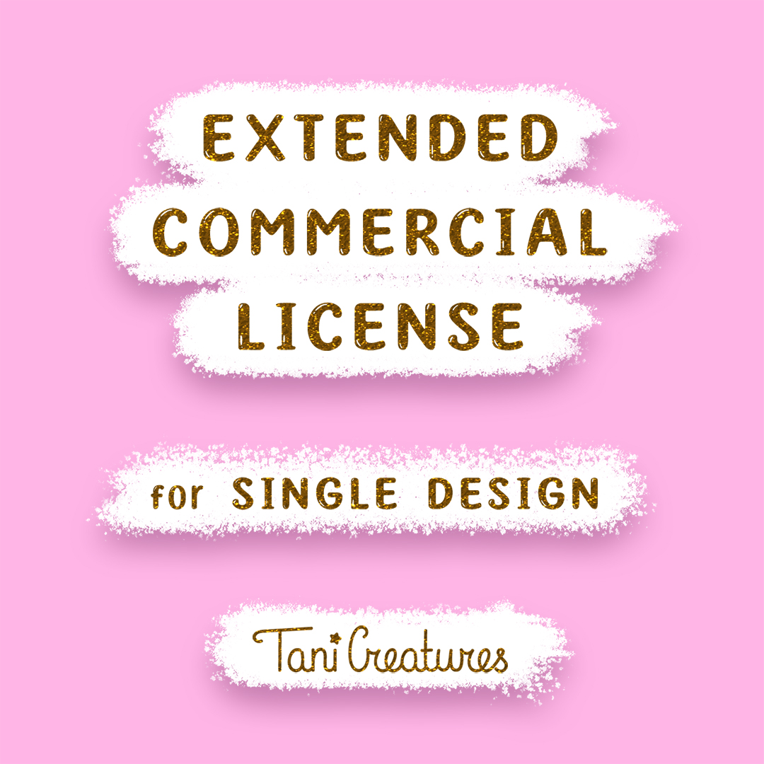 Extended License for Single Design by TaniCreatures - Inspire Uplift