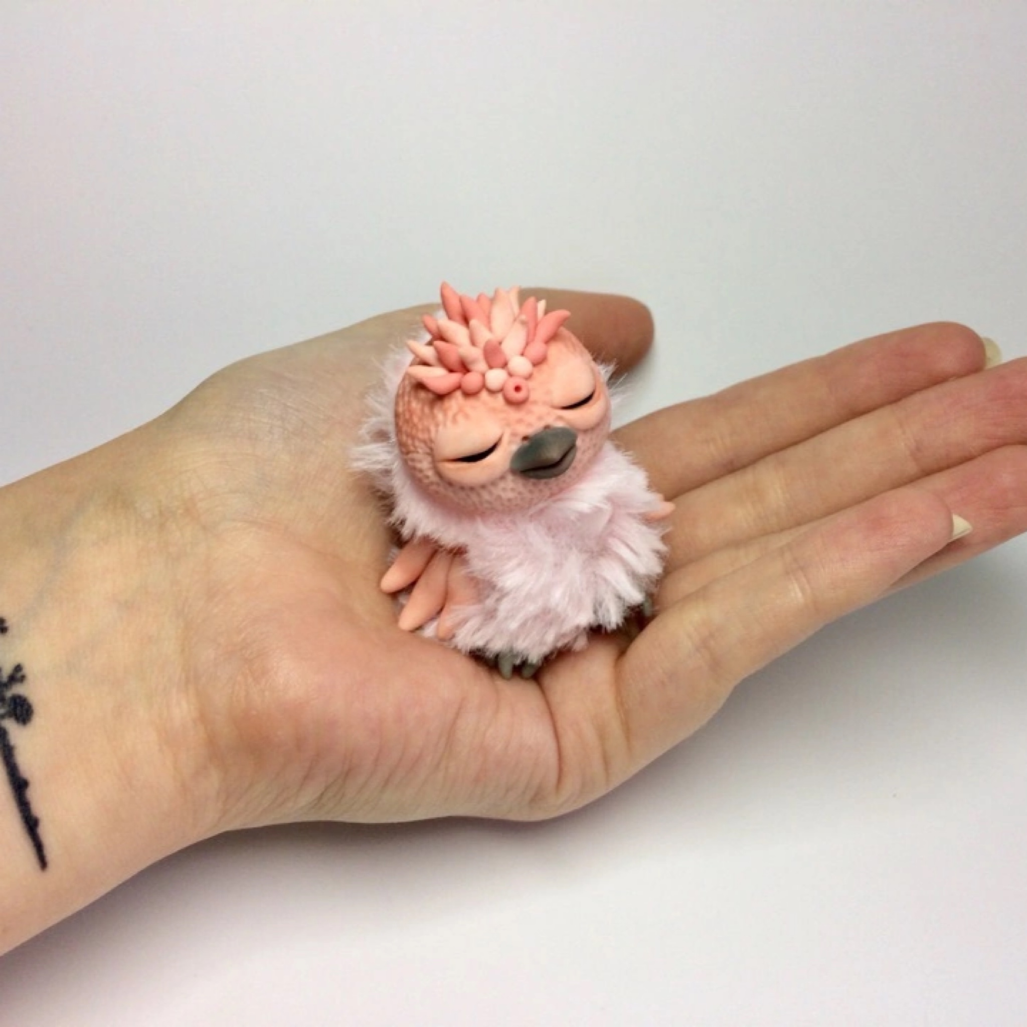 Miniature birds dolls Set collectible toys OOAK animal cute - Inspire ...