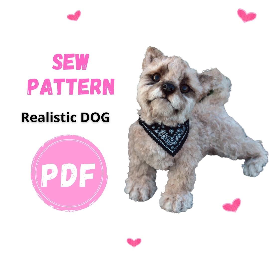 SEW PATTERN Dog- Yorkshire terrier - Collectible toy | Inspire Uplift