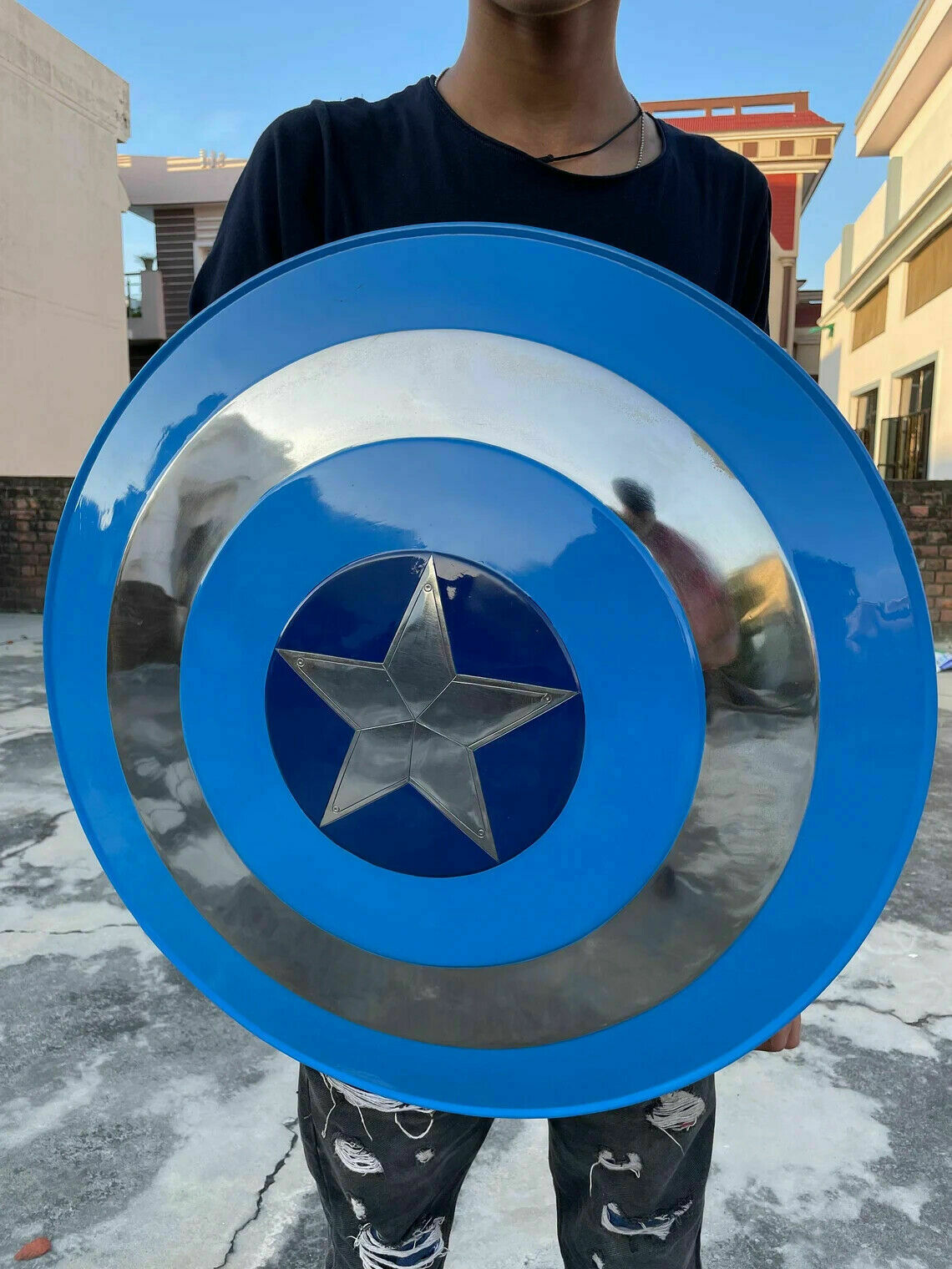 Captain America Shield Costume Co Avengers Stealth Blue Shie | Inspire ...