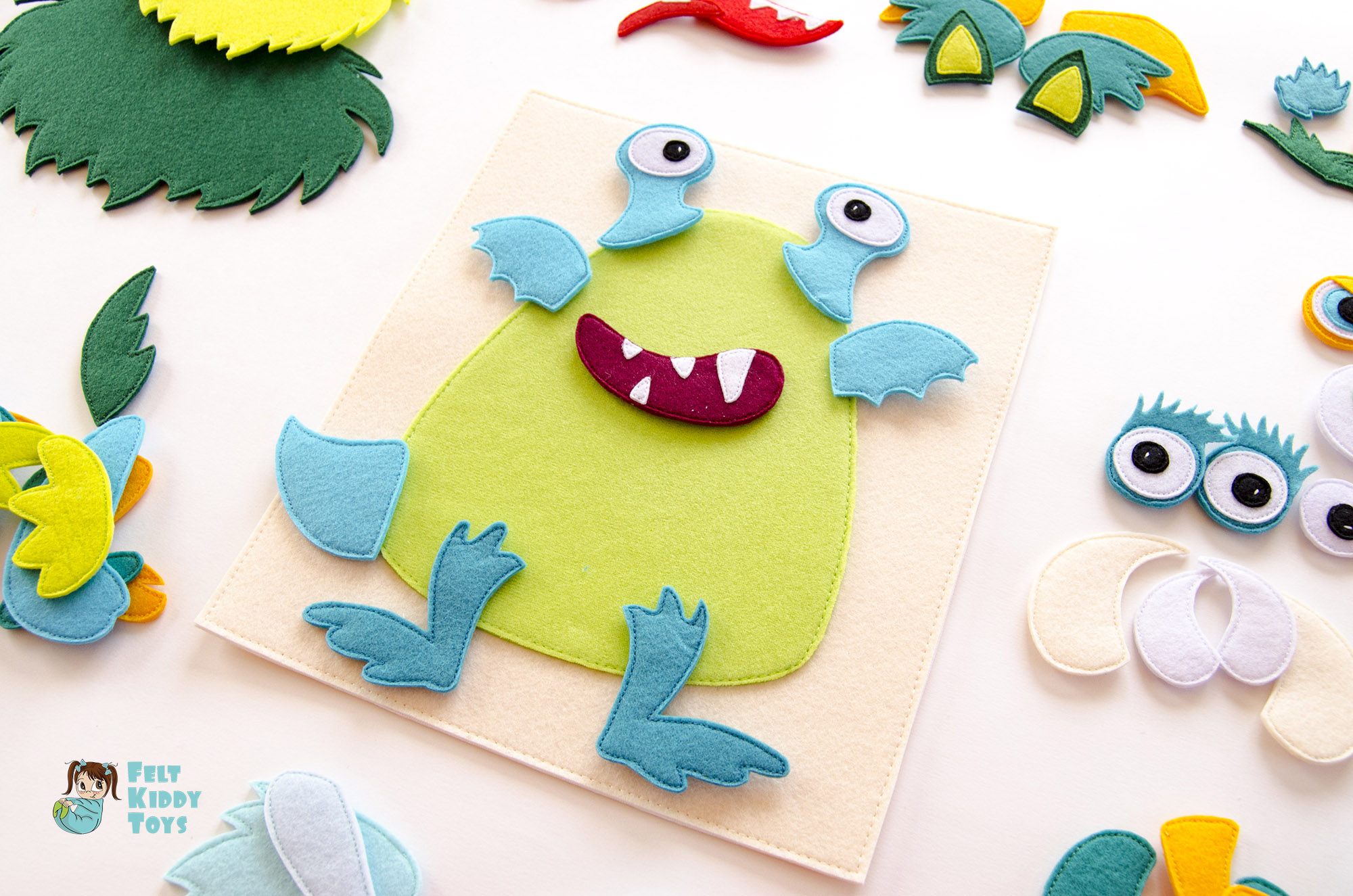 Make a monster toy, monster constructor - Inspire Uplift