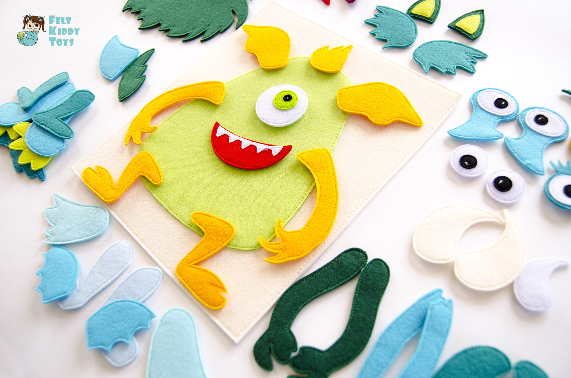 Make a monster toy, monster constructor - Inspire Uplift