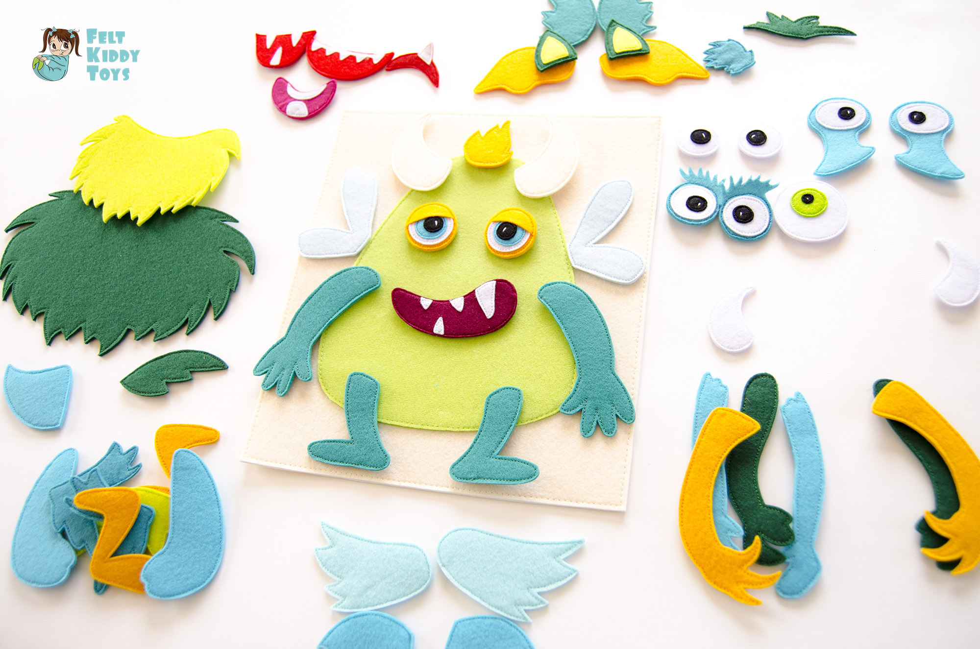 Make a monster toy, monster constructor - Inspire Uplift