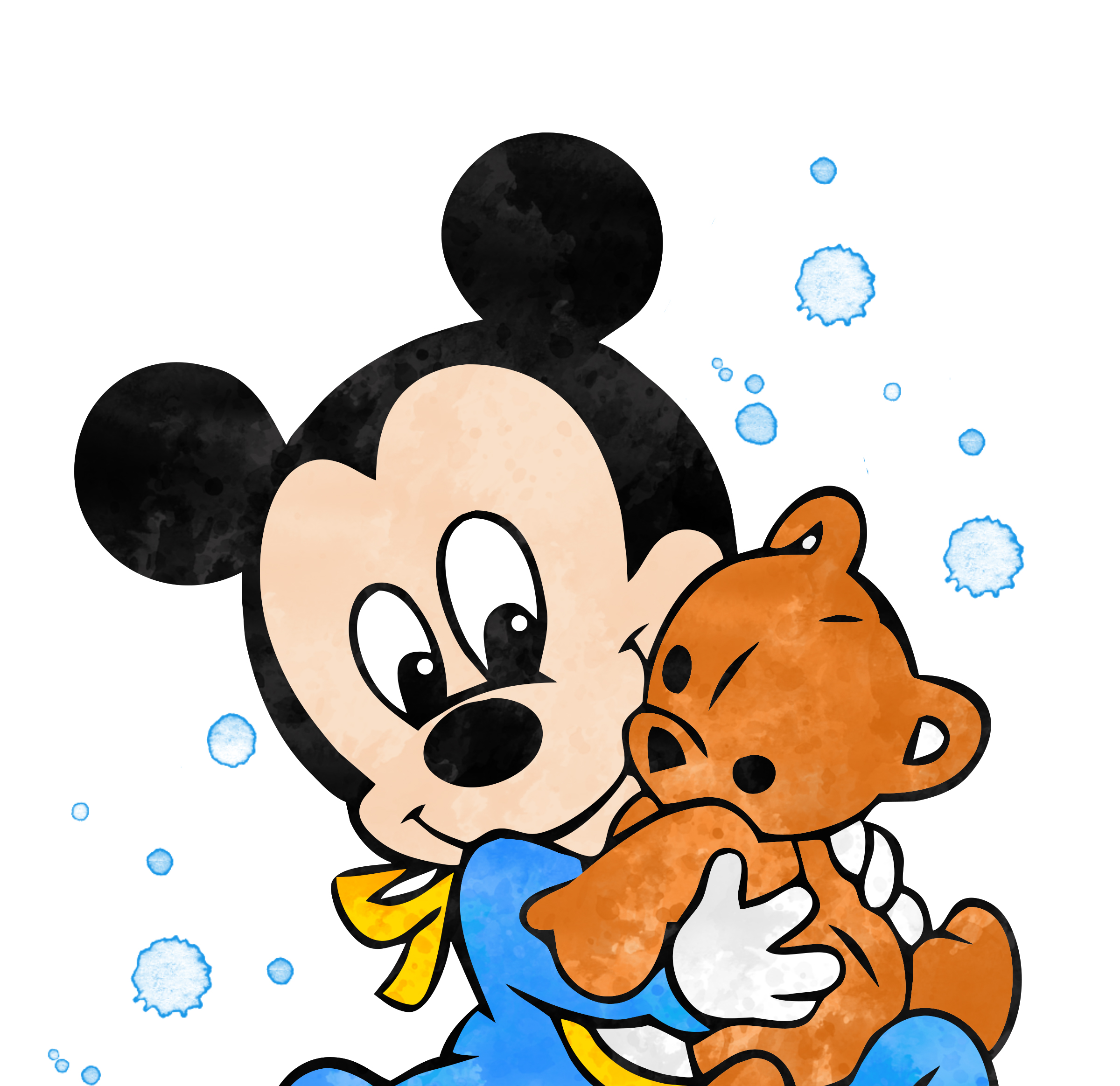 Donald Duck, Mickey Mouse Disney Set Art Print Digital Files - Inspire ...