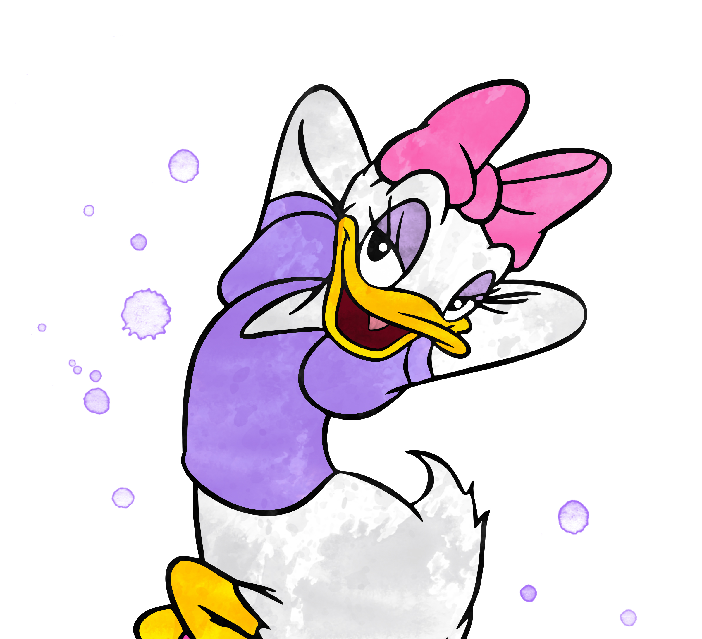 Daisy Duck Disney Set Art Print Digital Files nursery room - Inspire Uplift