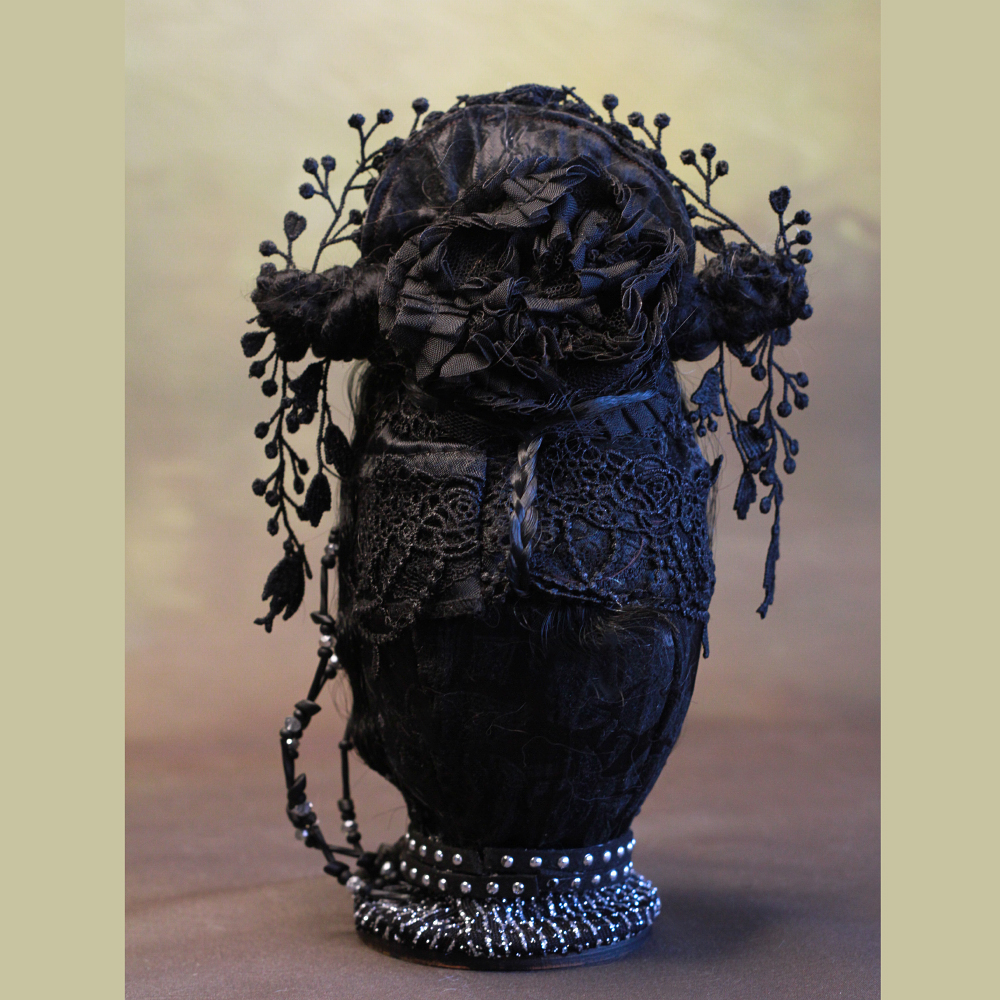 Gothic Matryoshka Doll, OOAK decorated art doll, dark stuffe - Inspire ...