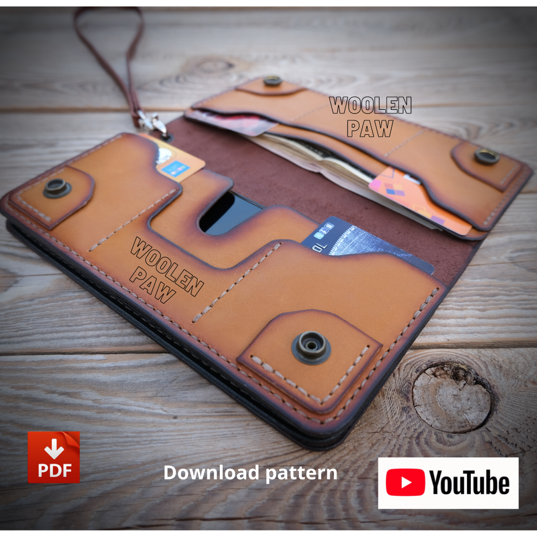 PDF pattern to make a Big Wallet. PW6 - Inspire Uplift