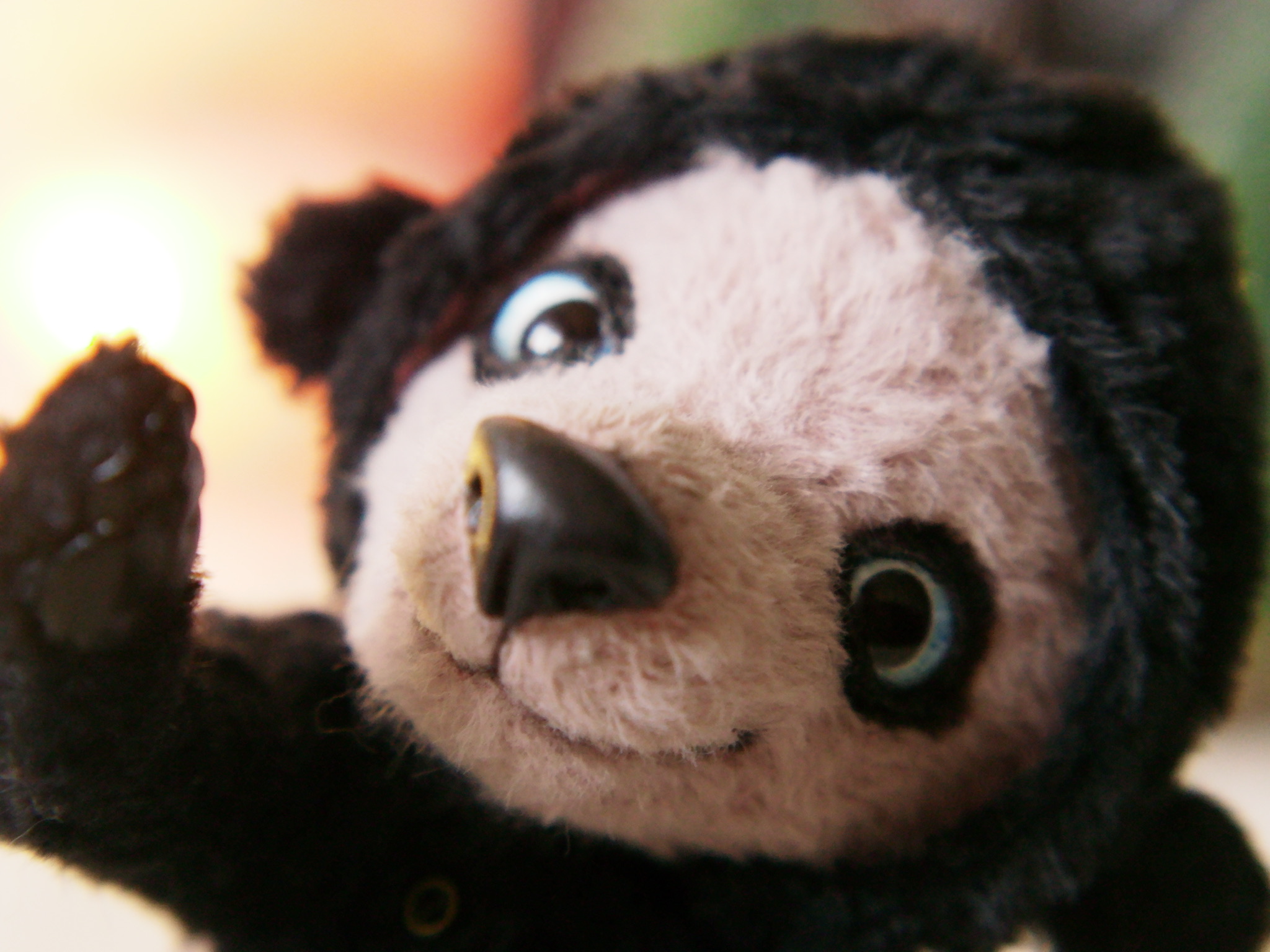 OOAK stuffed teddy panda - Inspire Uplift