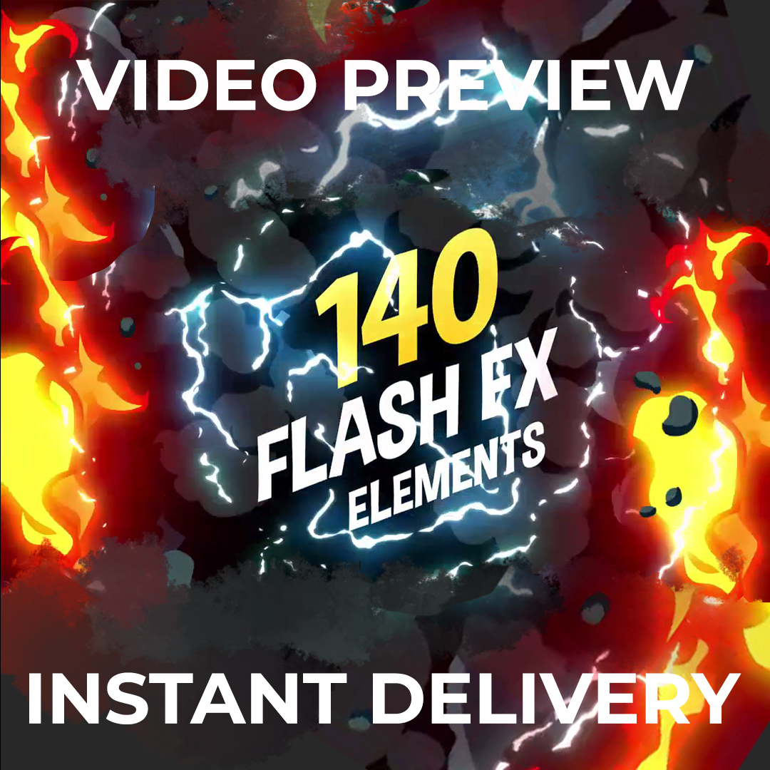 140 Flash FX Elements! Smoke Explosions, Electrical Discharg | Inspire Uplift