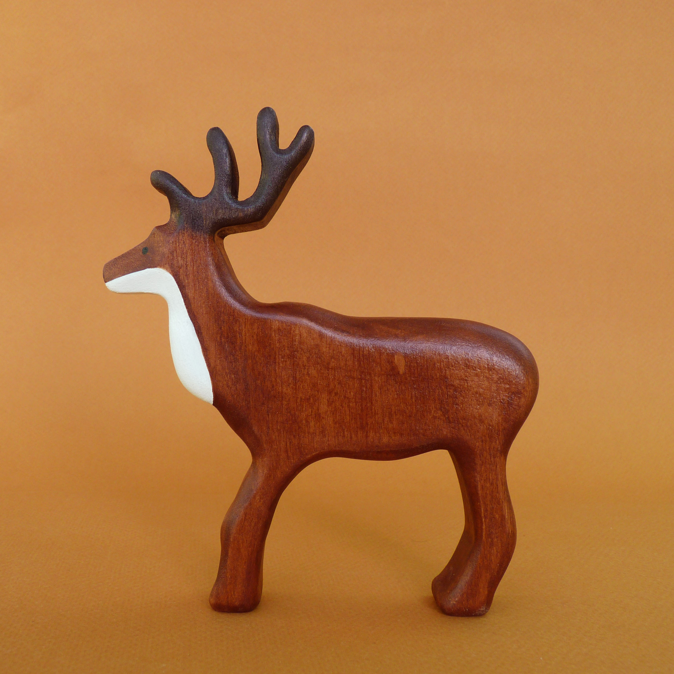 Wooden Deer and Fawn set (2 pcs) - Fawn figurine - Wooden an - Inspire ...