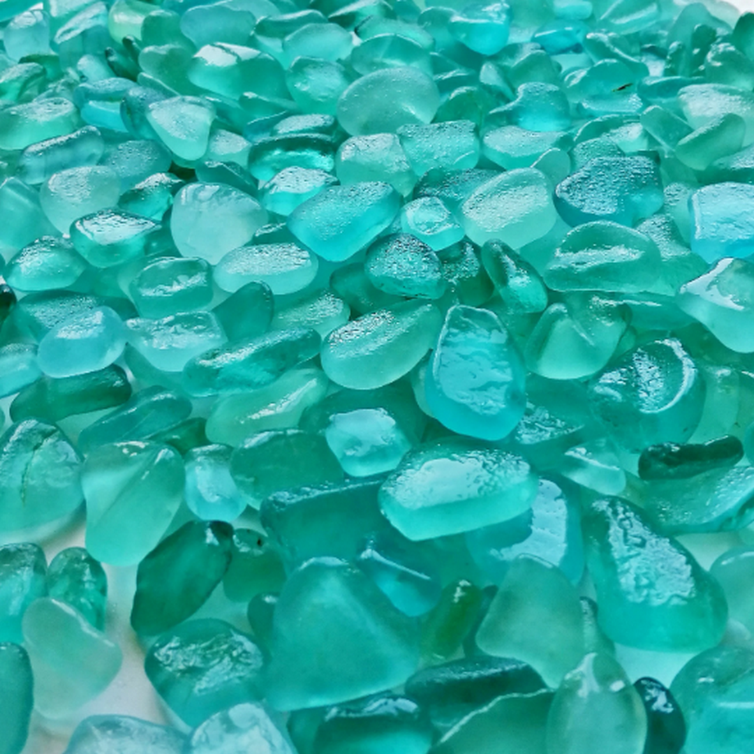 Bulk sea glass.Aqua blue Sea glass bulk Craft quality.Genuin - Inspire ...