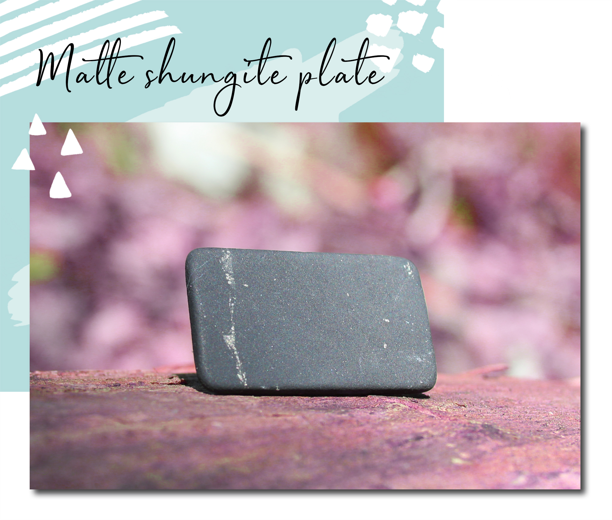 Shungite Plate for mobile phone, Cellphone Plates EMF protec - Inspire ...