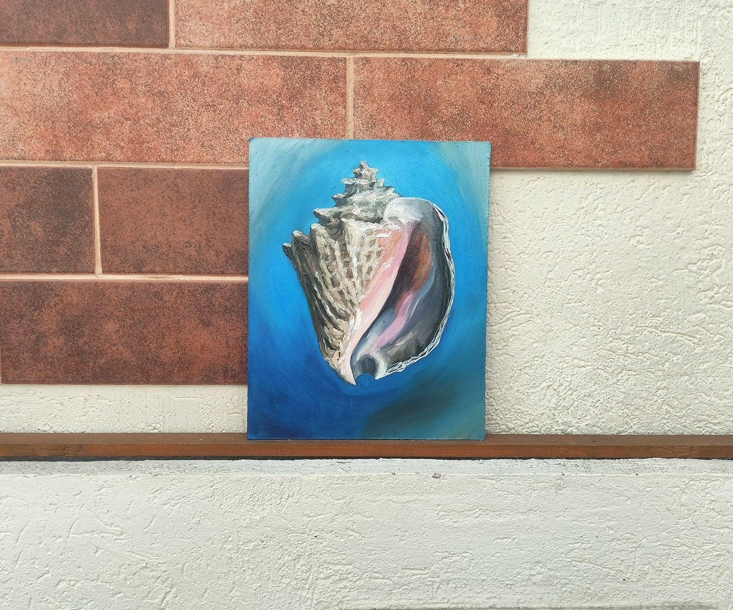 Seashell Painting, Original Art, Still life Painting, Seashe - Inspire ...