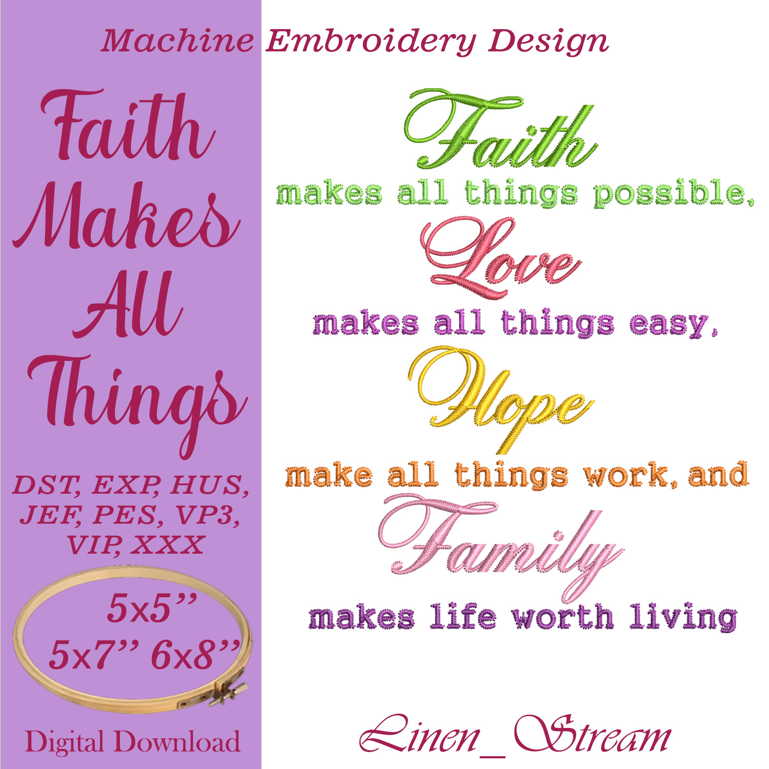 Faith Makes All Things Possible, Love Makes All Things Easy | Inspire ...
