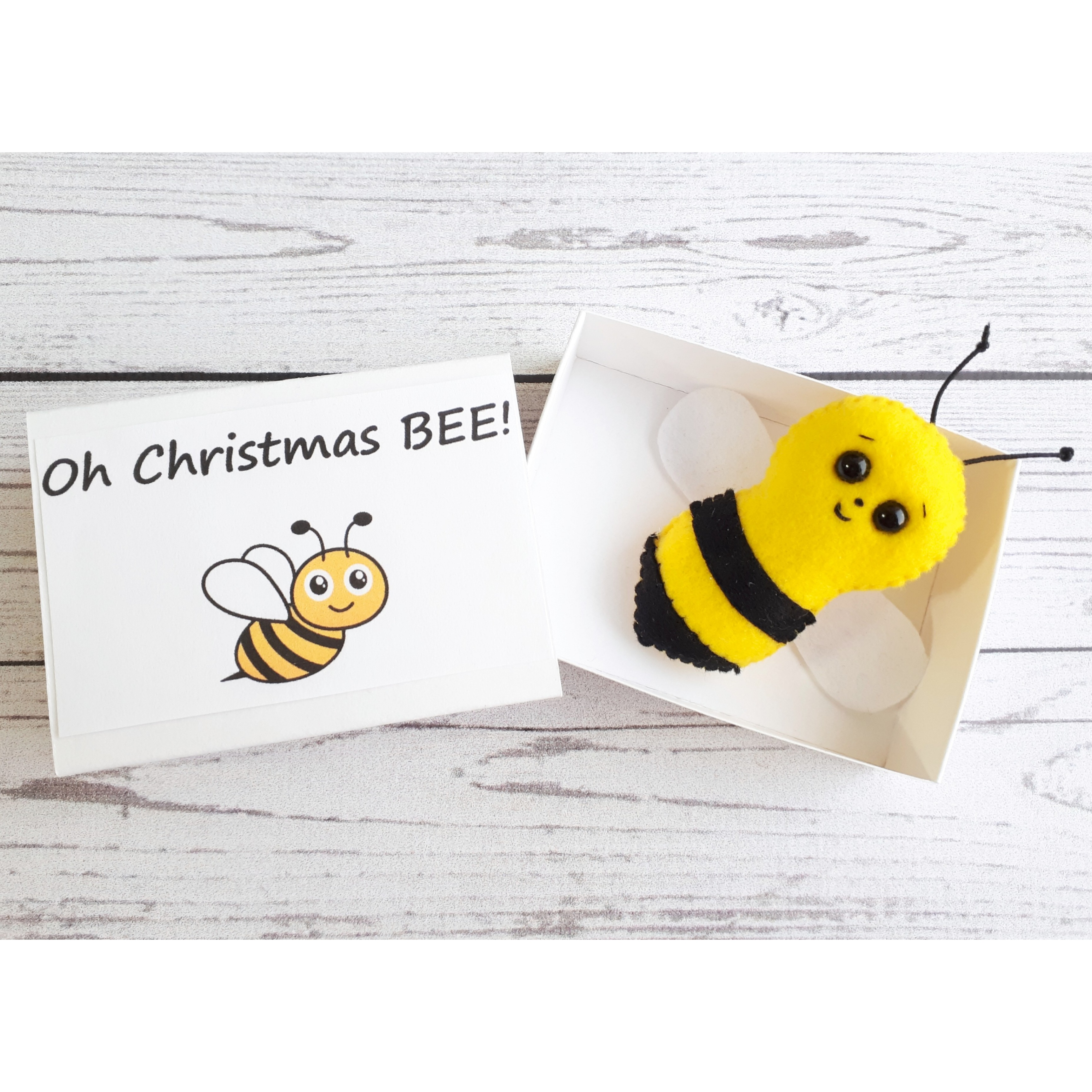 Mini bee plush, Pocket hug in a box, 21st birthday gift for - Inspire ...