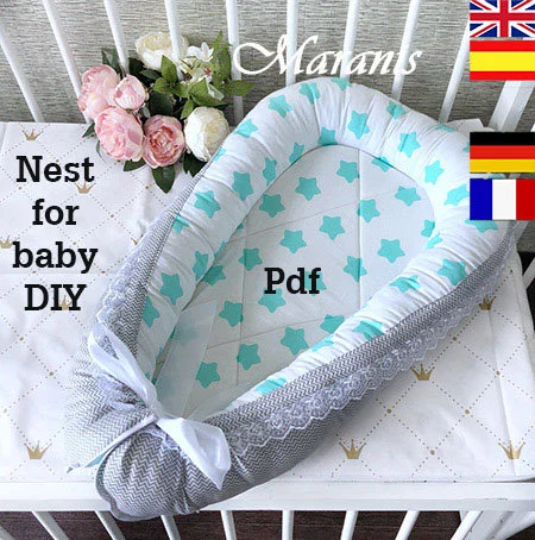 Nest diy, Sewing nest, Baby nest pattern, Baby nest, Toddler - Inspire ...